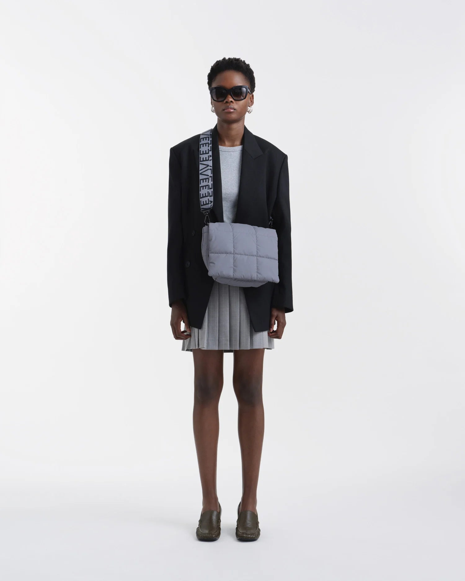 Porter Messenger | Slate Grey Messenger Bag | VEE COLLECTIVE