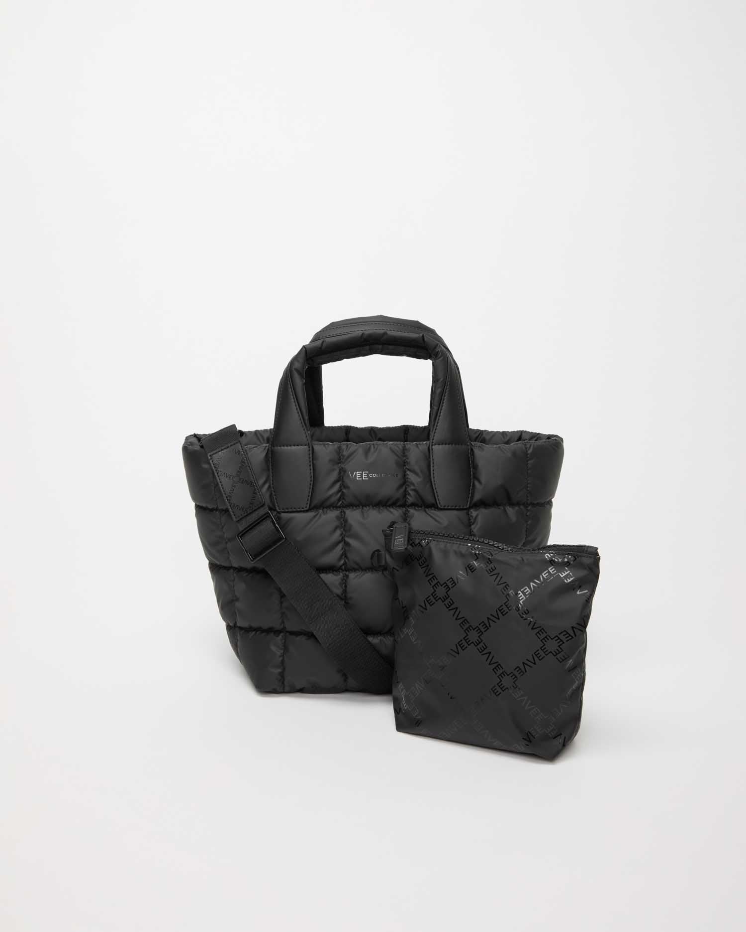 Porter Tote Small | Matt Black Small Tote Bags | VEE COLLECTIVE