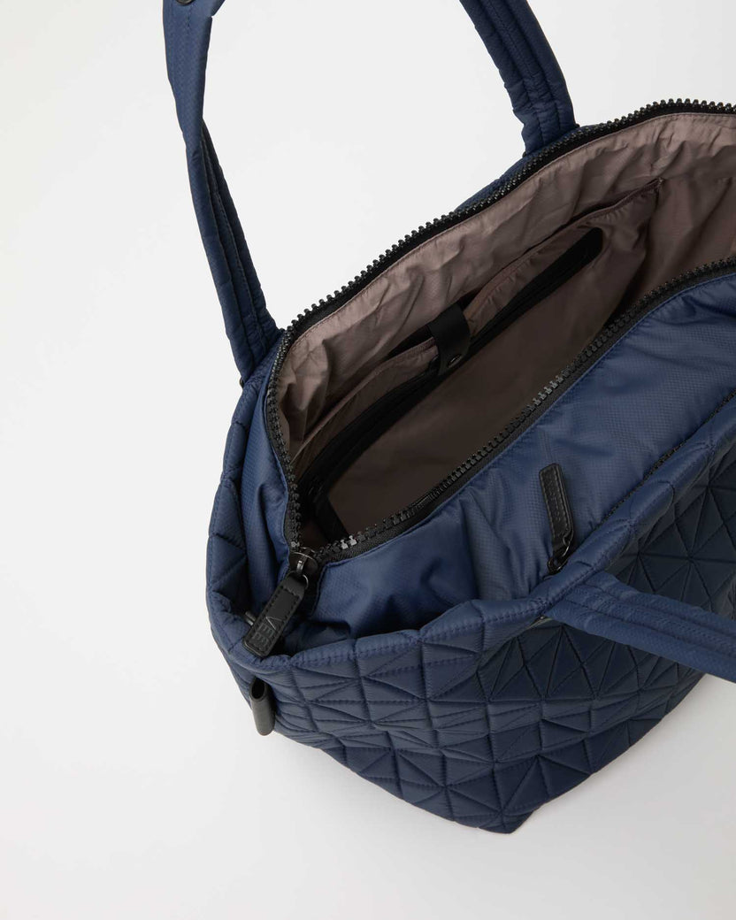 Vee Tote Medium | Midnight Blue Medium Tote Bags | VEE COLLECTIVE