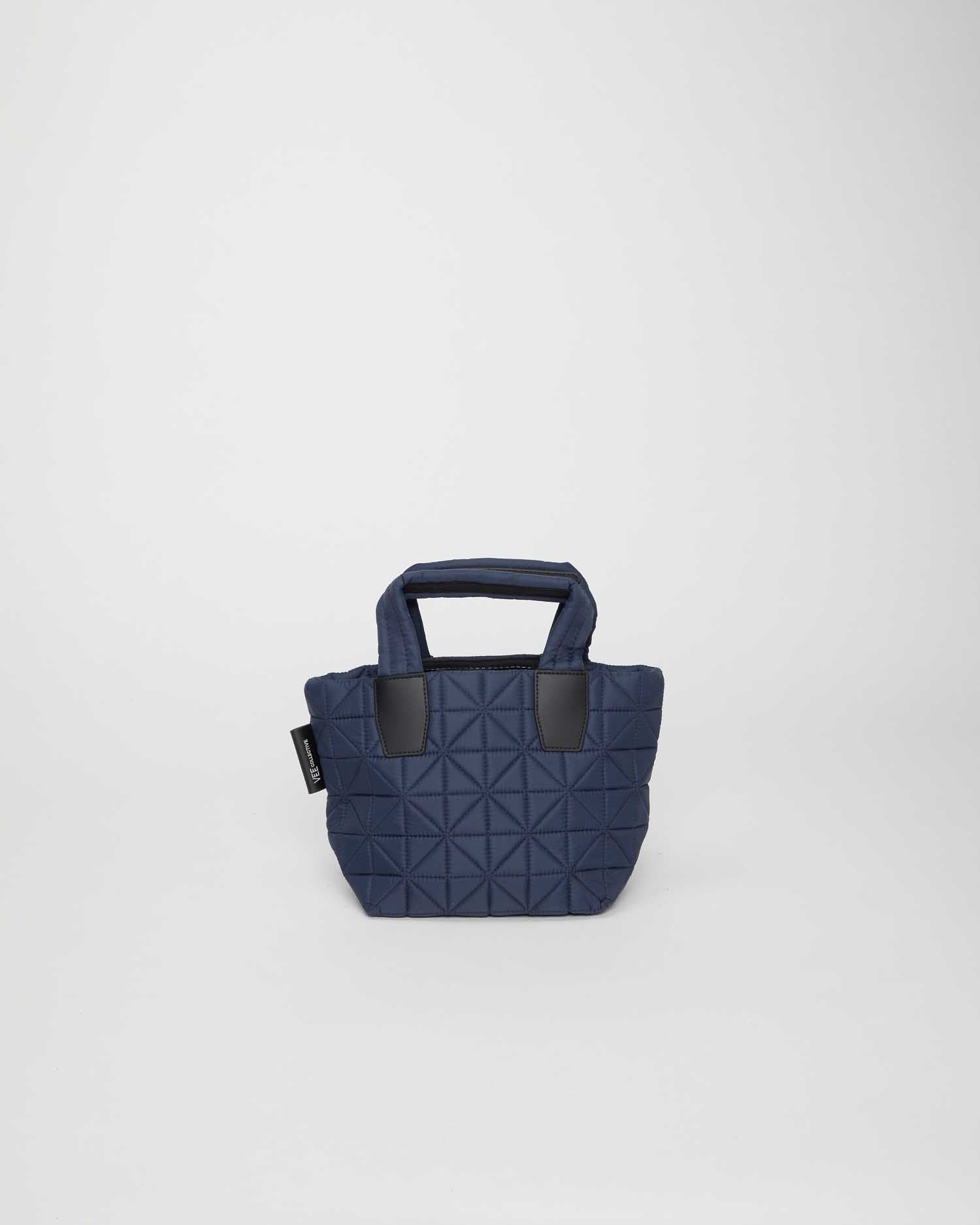 Vee Tote Mini | Midnight Blue Mini Tote Bags | VEE COLLECTIVE