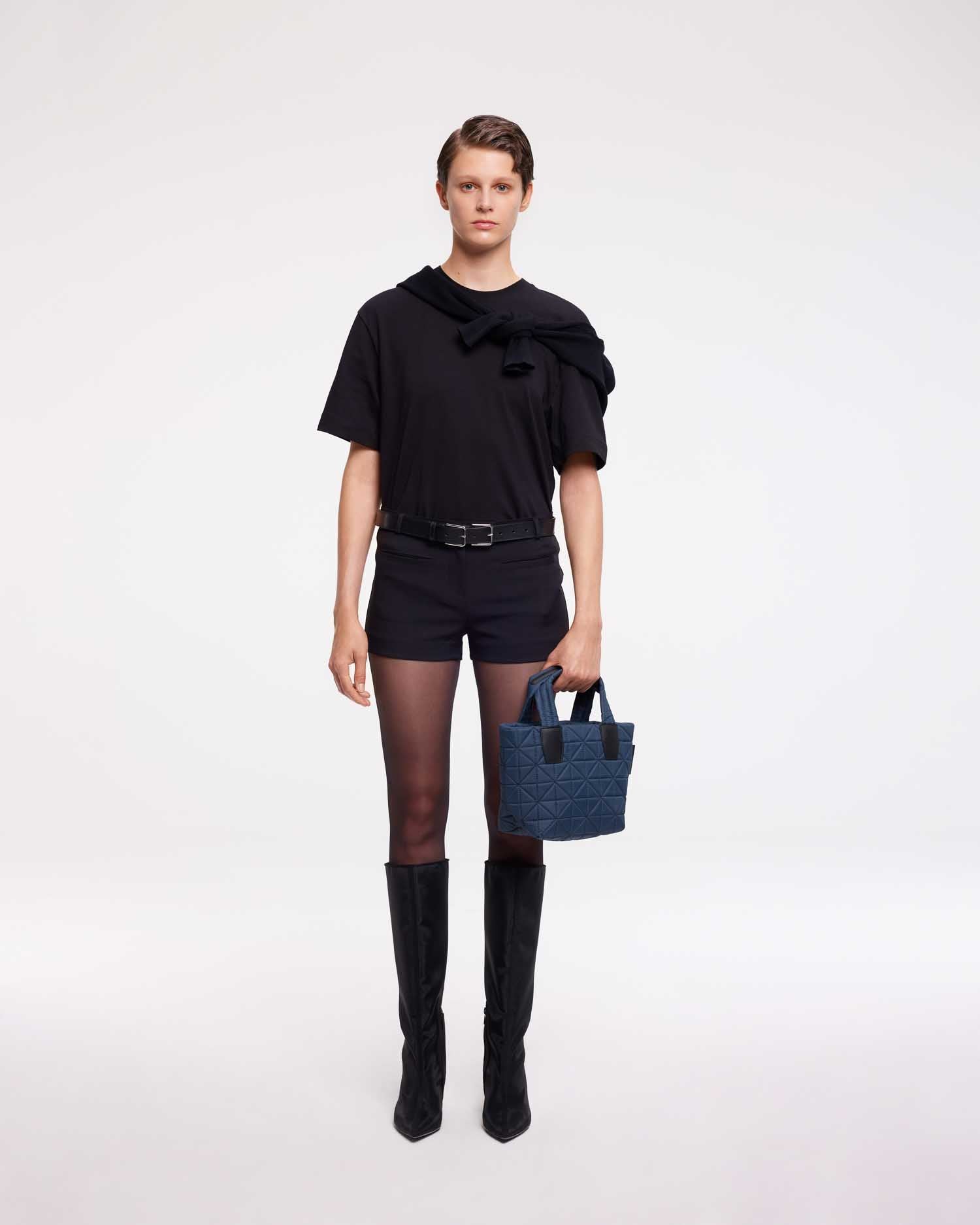 Vee Tote Mini | Midnight Blue Mini Tote Bags | VEE COLLECTIVE